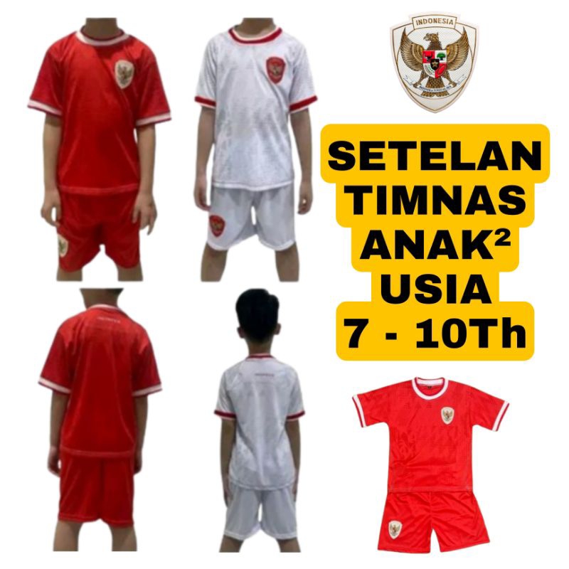Jual Setelan Timnas ANAK ANAK Indonesia 2024 Home Away Murah | Shopee Indonesia