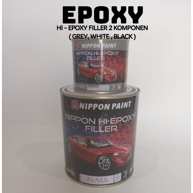 Jual epoxy nippon paint hi - epox filler 2 komponen | Shopee Indonesia