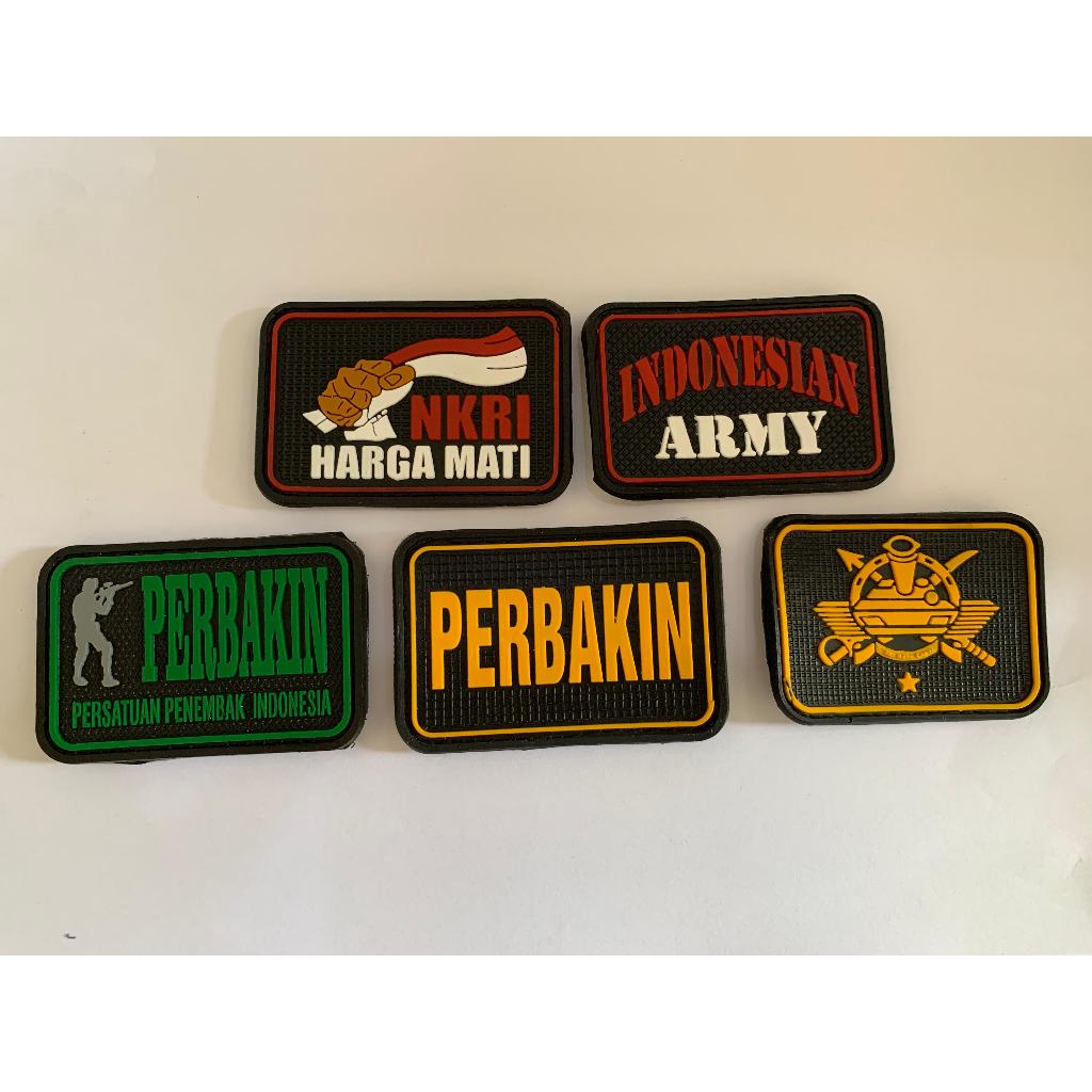 Jual PATCH RUBBER LOGO EMBLEM TEMPELAN NKRI HARGA MATI, INDONESIA ARMY ...
