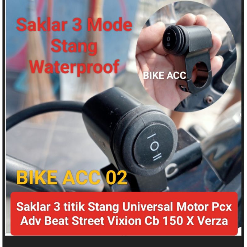 Jual Saklar Lampu 3 Mode Switch Saklar On Off On Waterproof | Shopee ...