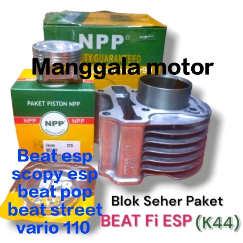 Jual BLOK SEHER KIT KOMPLIT DAN PISTON KIT BEAT ESP BEAT POP BEAT STREET SCOPY ESP VARIO 110 LED ...