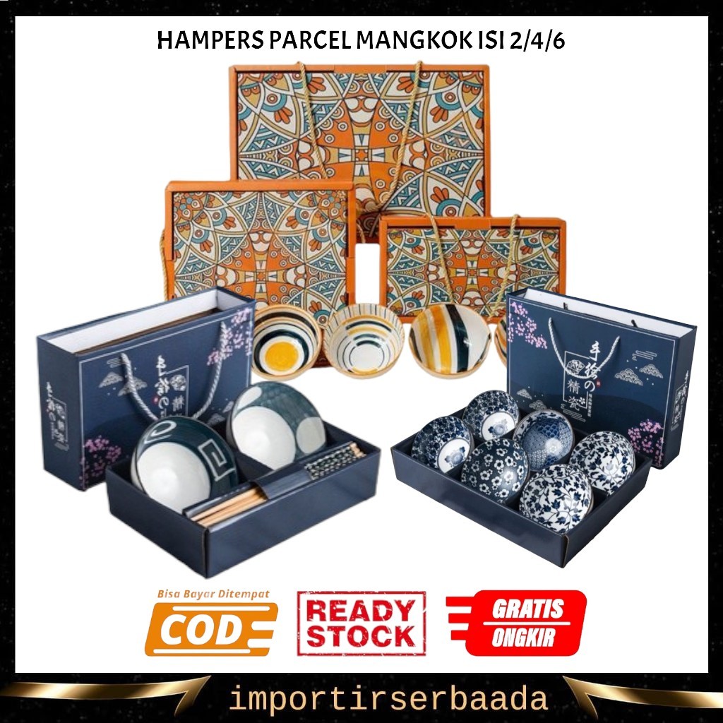 Jual IMP- DONBURI Japanese Bowl Set Mangkok Sumpit Set Alat Makan Gaya ...