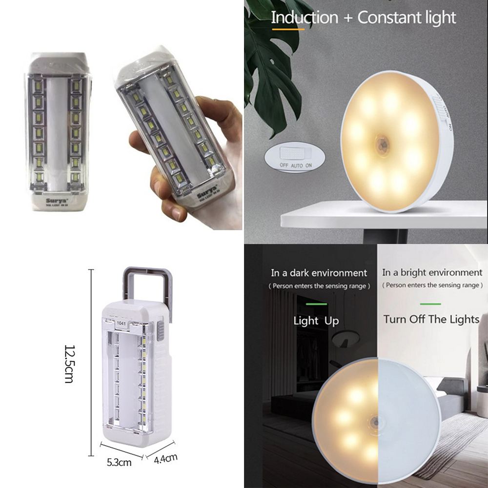 Jual SURYA PANEL CAHAYA LAMPU MALAM 6 LED & 22 LED Lampu Emergency ...