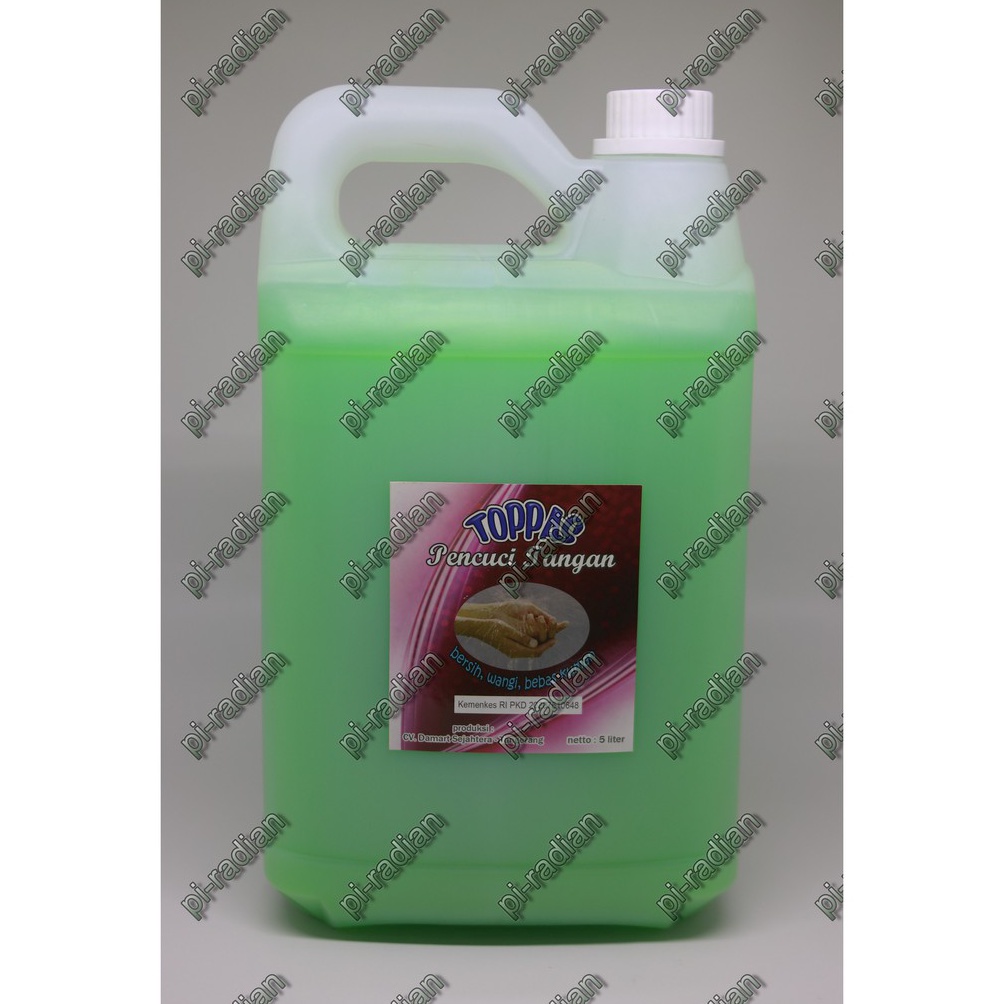Jual KODE X53L TOPPAS Hand Soap Sabun Cuci Tangan Apel melati lemon ...