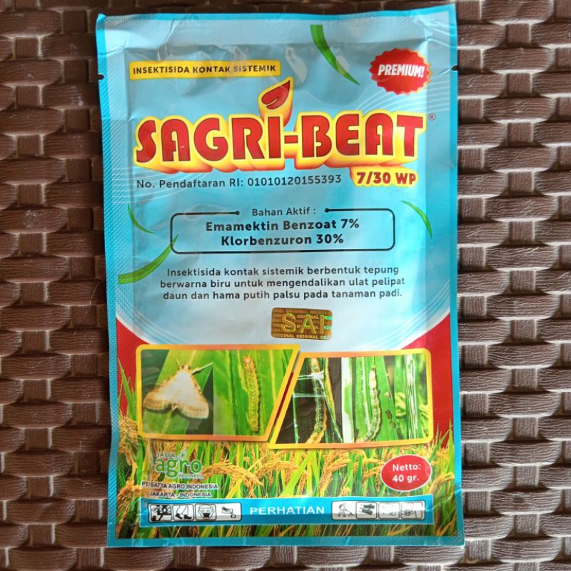 Jual Insektisida Sagri Beat 7/30WP Kemasan 40gr | Shopee Indonesia