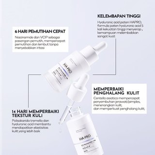 Jual [HAPRO] HA PRO Bundling 3pcs Serum Essence + Moisturizer Cream ...