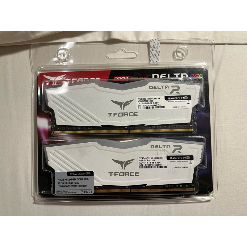 Jual Team Delta DDR4 RGB PC25600 3200Mhz Dual Channel 16GB (2x8GB)PUTIH ...