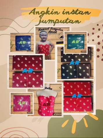 Jual Angkin jumputan instan/stagen/obi/belt motif jumputan/Standar ...