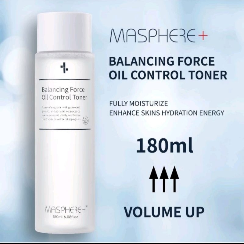 Jual masphere balancing force oil control toner 180ML | Shopee Indonesia