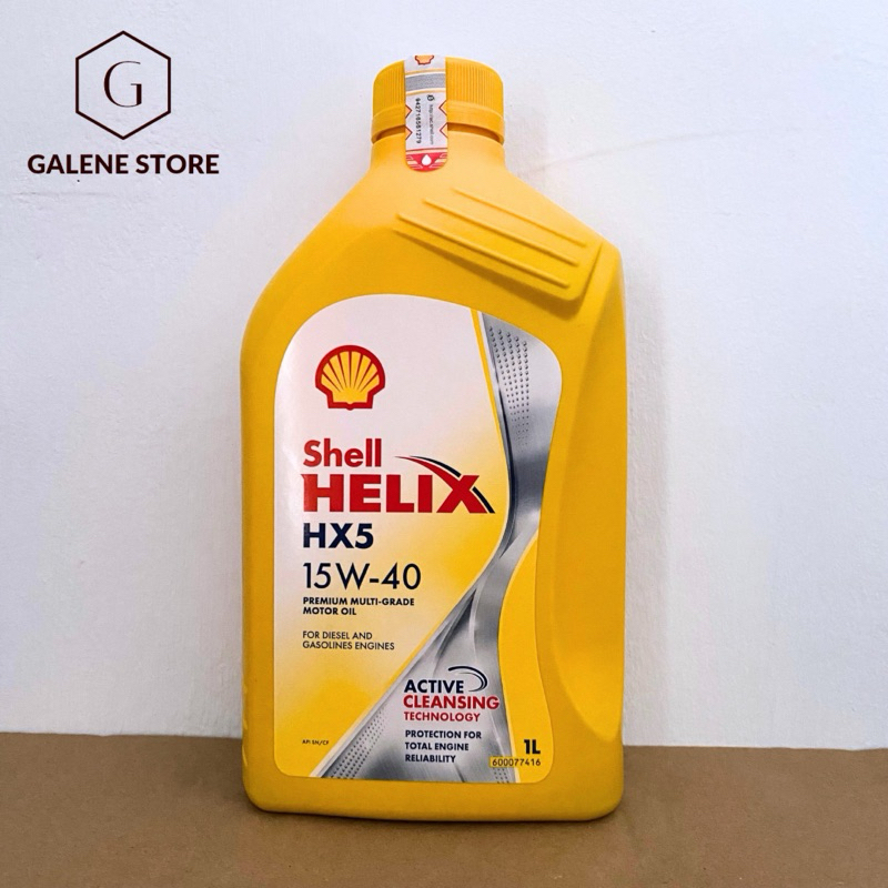 Jual SHELL HELIX HX5 15W40 1L | Shopee Indonesia