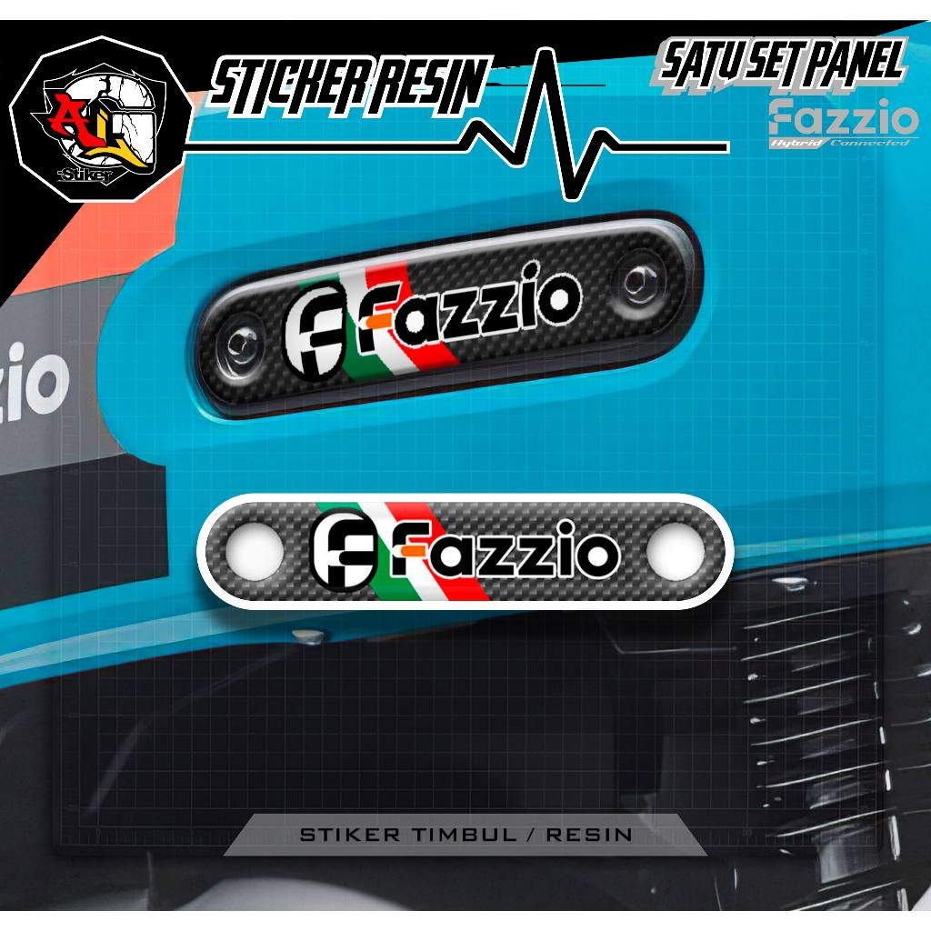 Jual STIKER PANEL FAZZIO/STICKER TIMBUL RESIN/PANEL.6/STIKER PANEL ...