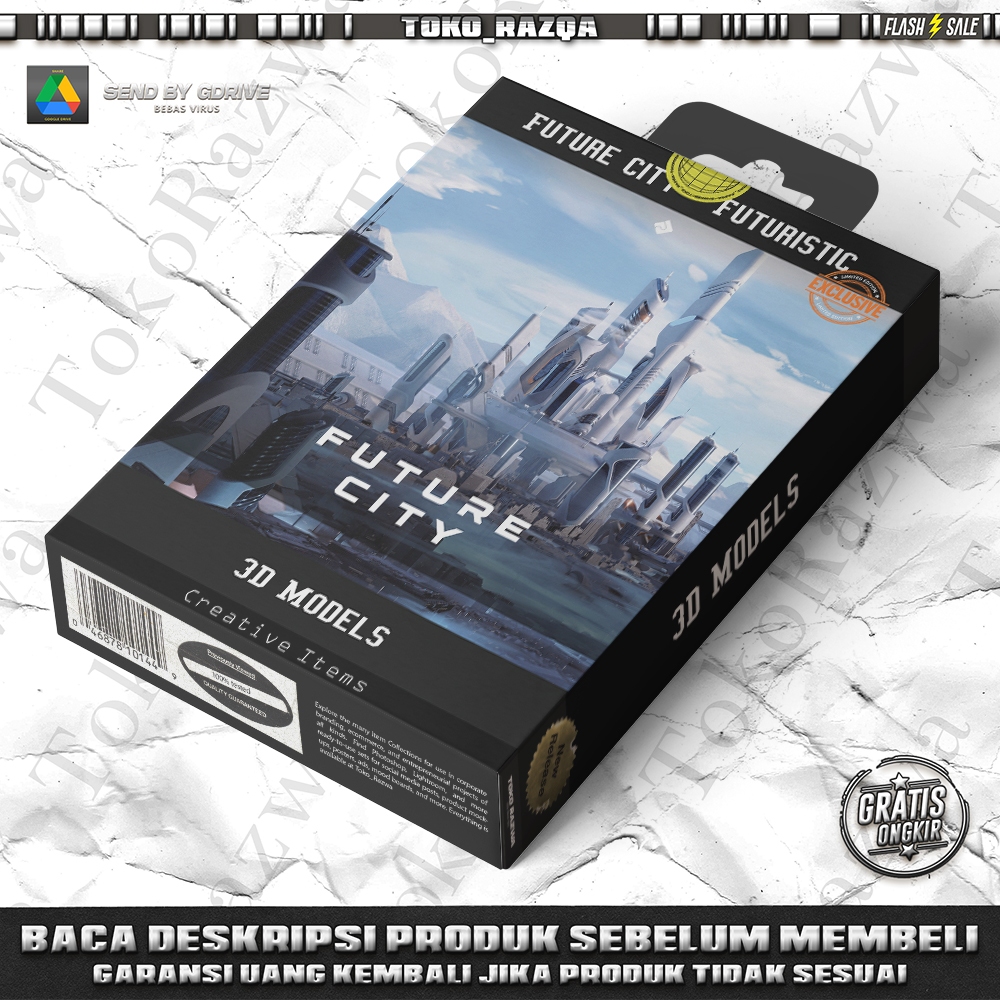 Jual 060624 - Future City - Futuristic Buildings & Environment Assets ...