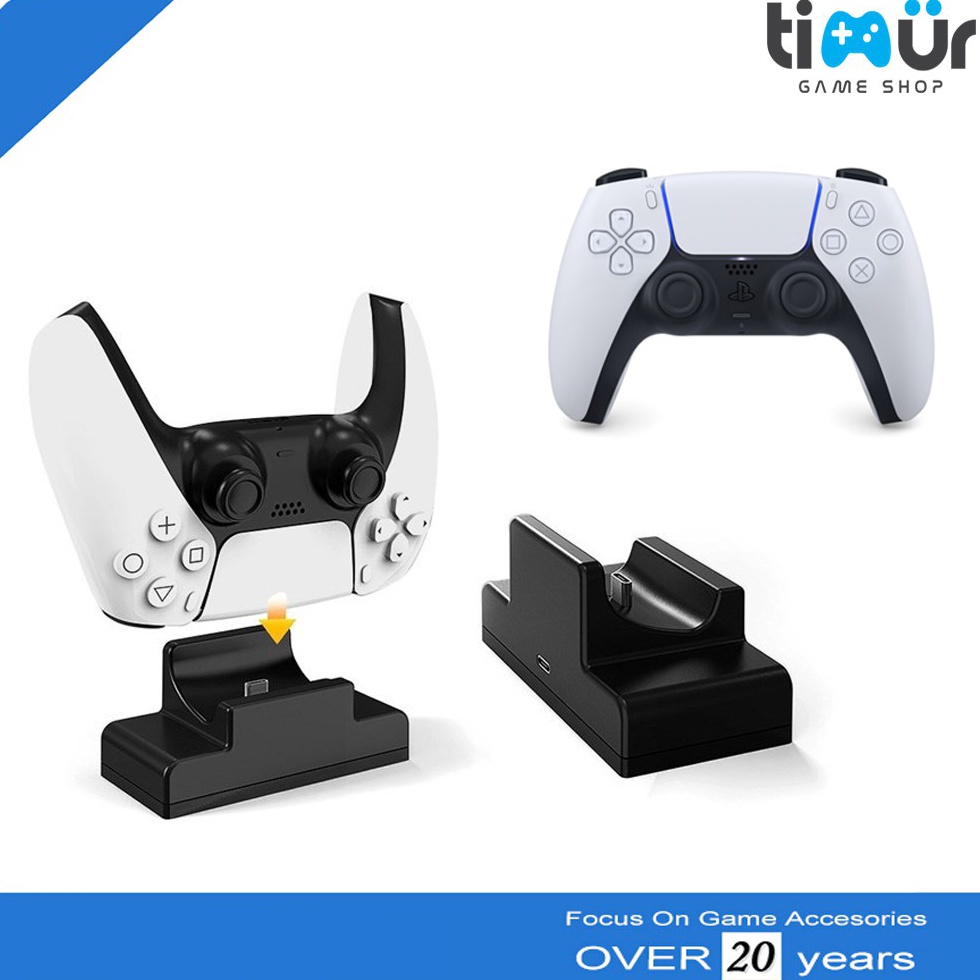 Jual DISKON Single Fast Charging Charge Station Dock DualSense Stick ...