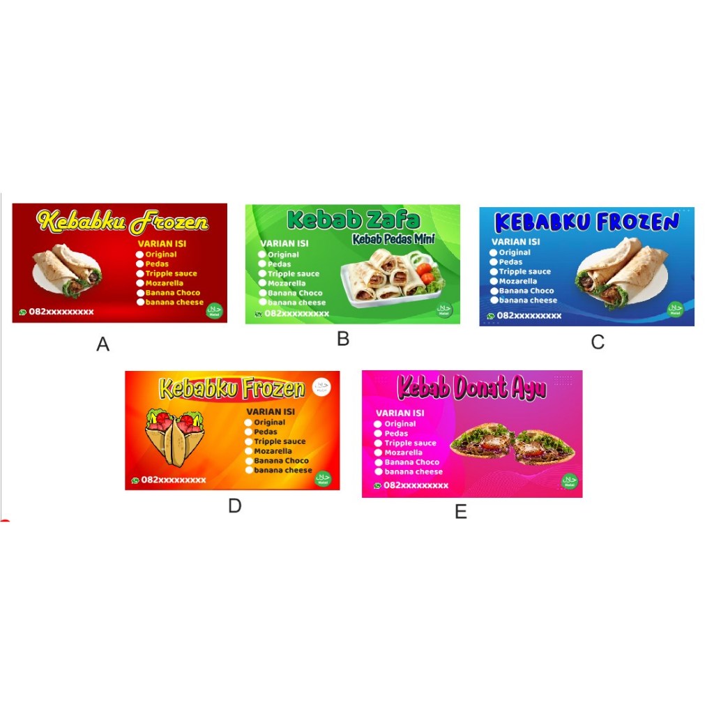 Jual sticker kebab | Shopee Indonesia