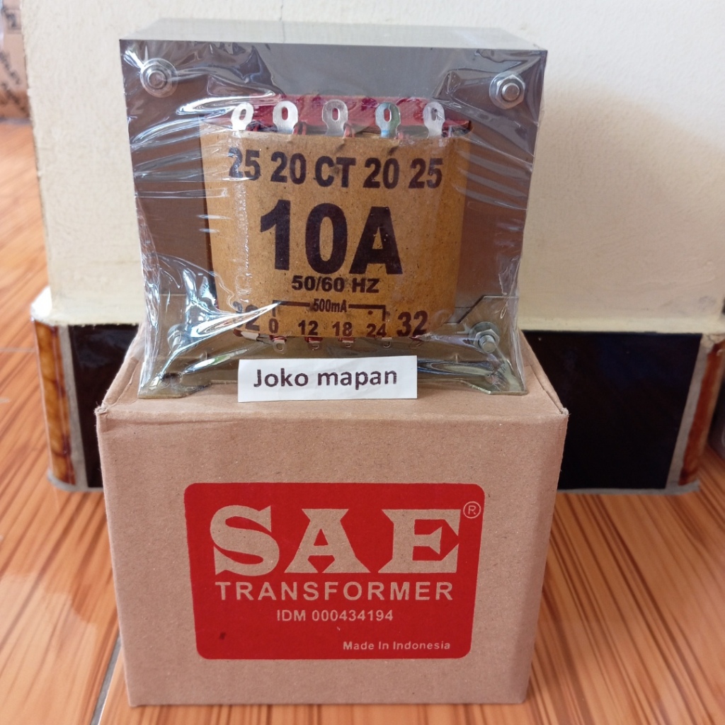 Jual TRAFO TRANSFORMER SAE 10A CT 32V CT 32 VOLT TRAFO MURNI | Shopee ...