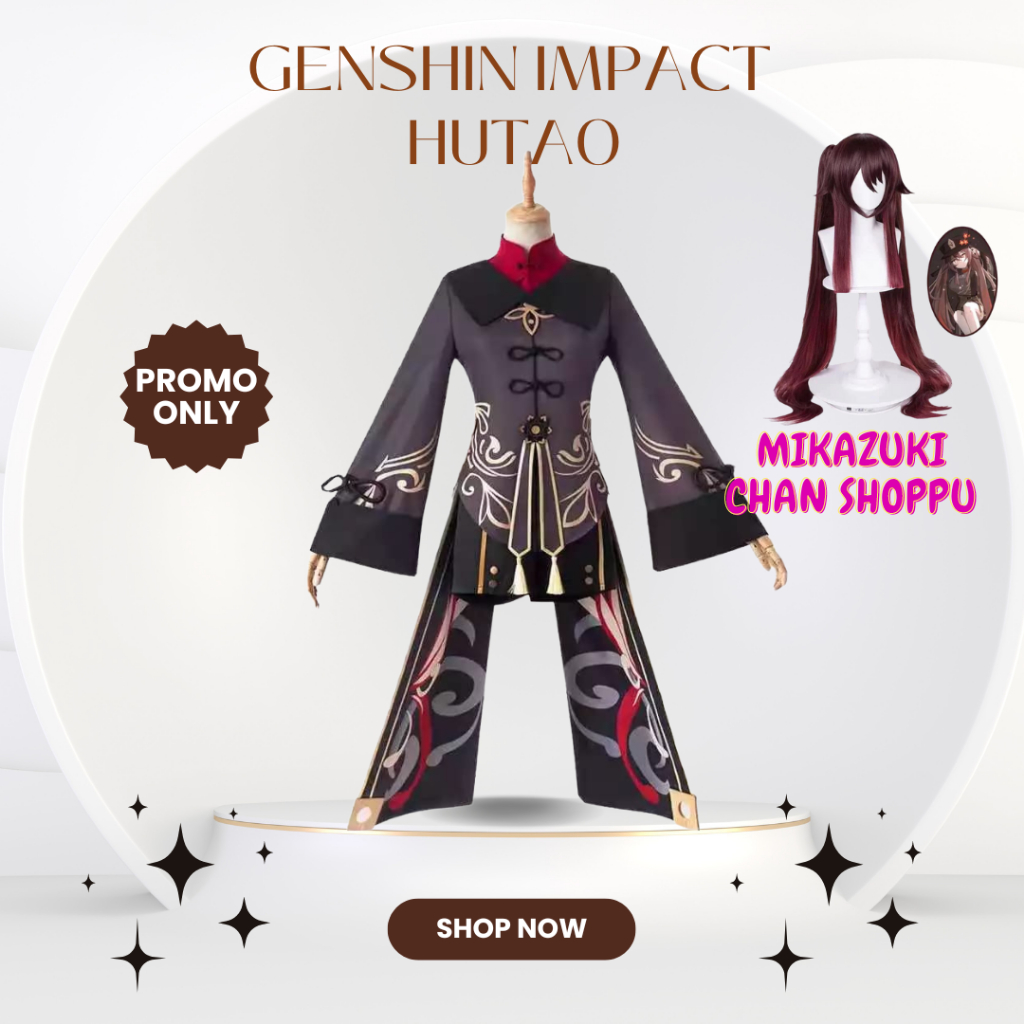 Jual ( READY STOK ) PROMO MANMIAO Costume Set Hutao Genshin Impact ...