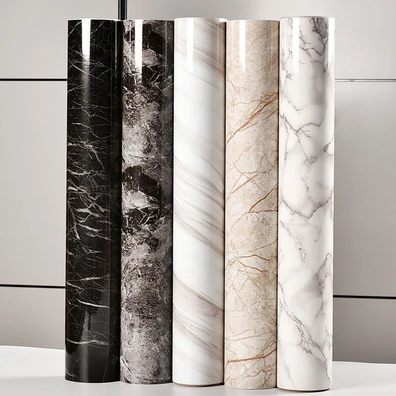 Jual Wallpaper dinding Vinyl Marble 1.2 x 2.8 Meter Tebal 2mm Wallpaper ...