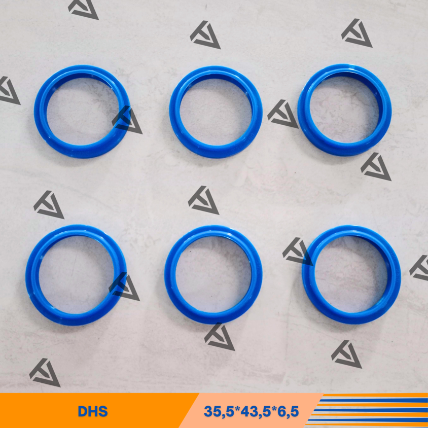 Jual Seal Hydraulic DHS PU 35,5x43,5x6,5 PU Biru Seal Debu Seal Wiper ...