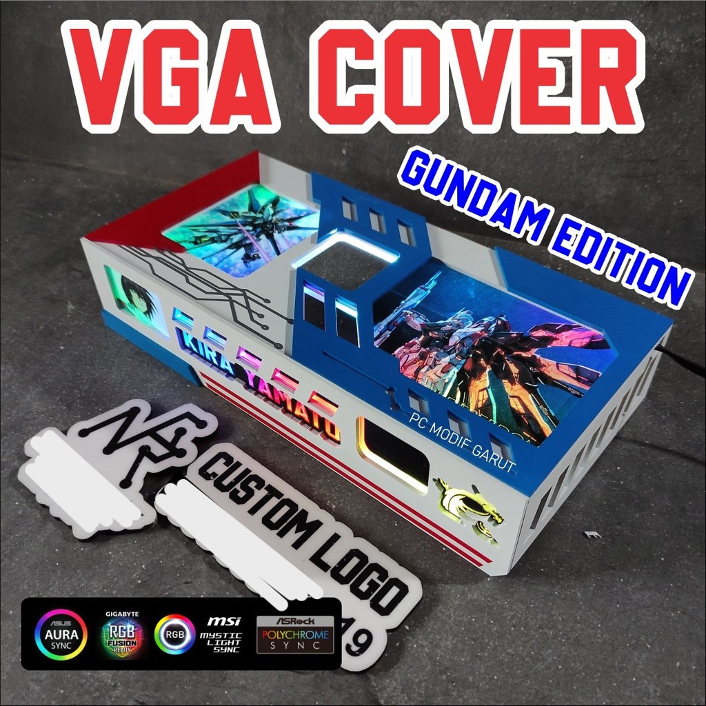 Jual VGA COVER CUSTOM LOGO GUNDAM EDITION | Shopee Indonesia