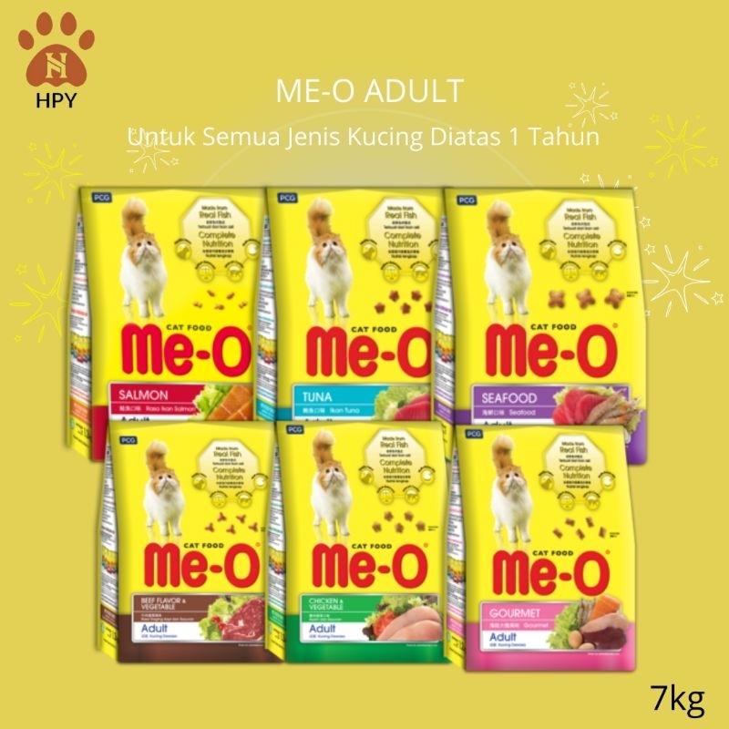 Jual Me-O Adult Cat 7 KG Meo Dry Cat Food Me O Makanan Kucing Dewasa ...