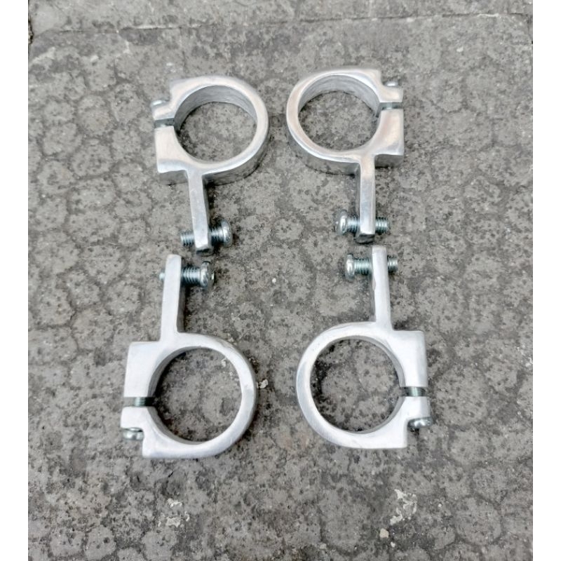 Jual breket cincin as shock / kleman kupingan lampu rxk rx king cnc ...