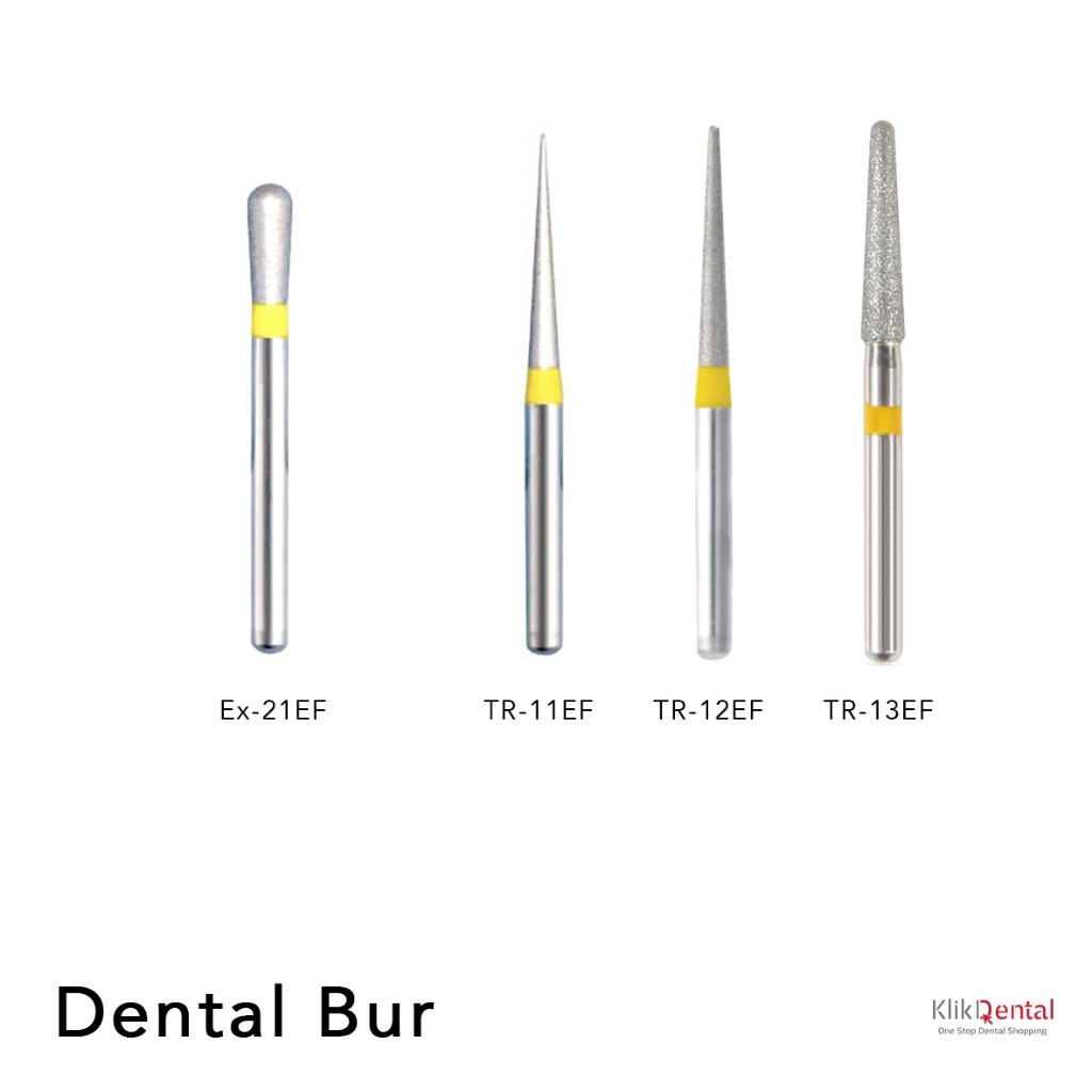 Jual KLIK DENTAL Bur New Pita Yellow / Bur Pita Kuning | Shopee Indonesia