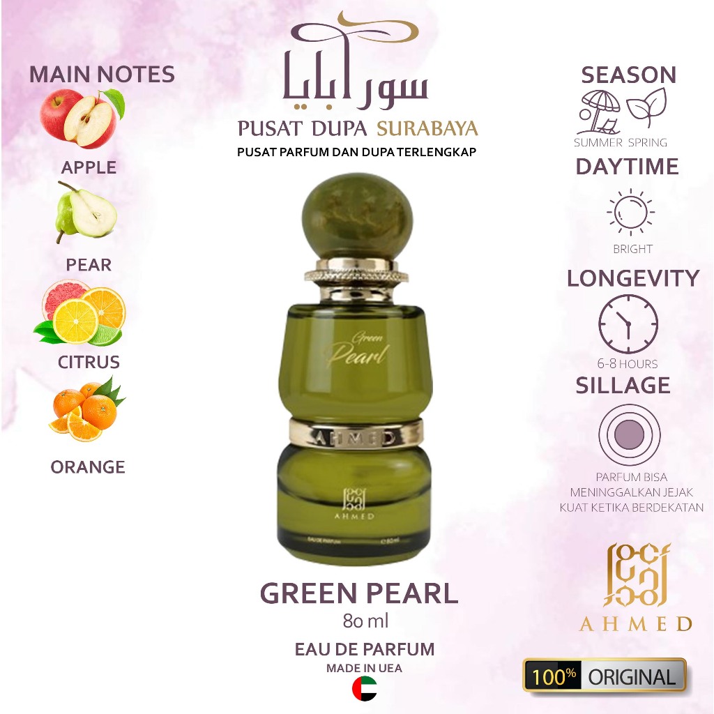 Jual Parfum Asli Arab Original Premium AHMED al maghribi Parfume/green ...