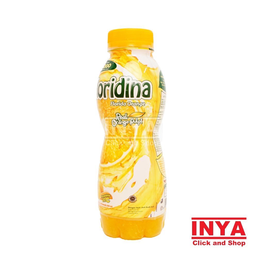 Jual Floridina Orange Pulp 350ml Florida Orange Real Pulp - Minuman ...
