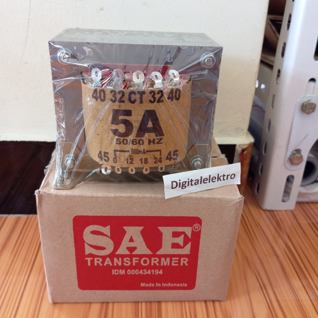 Jual TRAFO TRAVO SAE MURNI 5A ct 45V trafo sae 5 ampere ct 45 volt | Shopee Indonesia