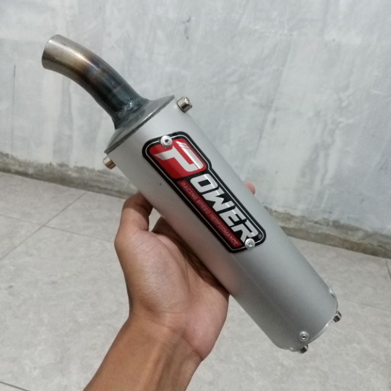 Jual silencer knalpot mini trail 2tak GP mini panjang 18cm | Shopee ...