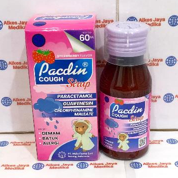 Jual Pacdin Cough Sirup 60ml Strawberry - Obat Batuk Pilek | Shopee ...