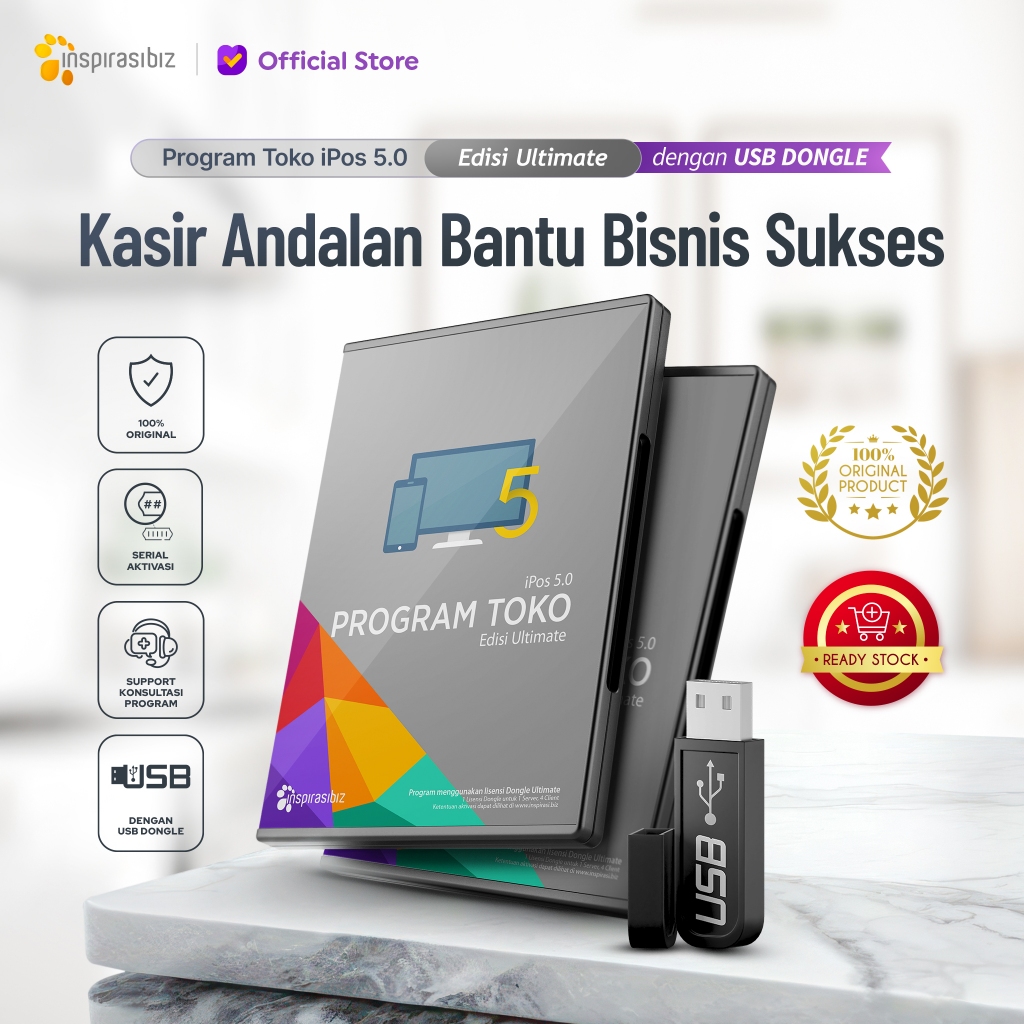 Jual Program Toko iPos 5.0 Ultimate [Edisi Dongle] | Shopee Indonesia