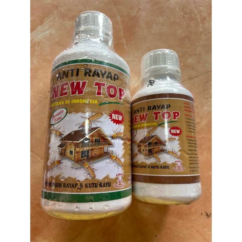 Jual anti rayap new top cairan anti rayap 1kg 1/2kg cairan anti rayap ...