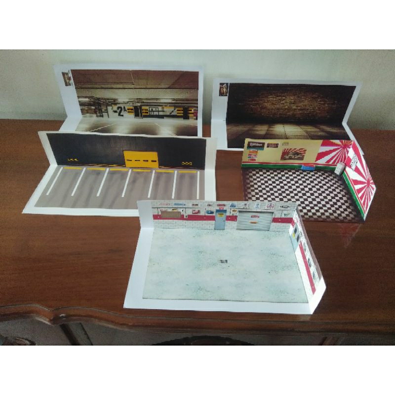 Jual Paket Diorama Diecast Paper Craft | Shopee Indonesia