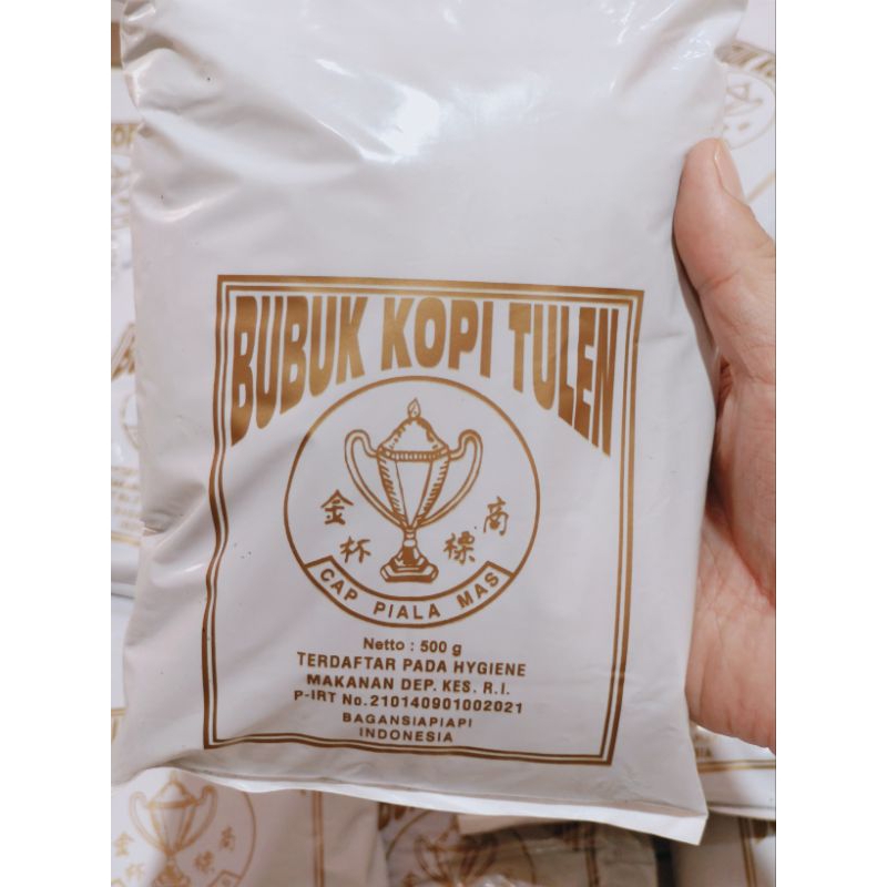 Jual bubuk kopi bagan siapi api 500gr cap piala mas/kopi giling halus&kasar khas bagan | Shopee ...