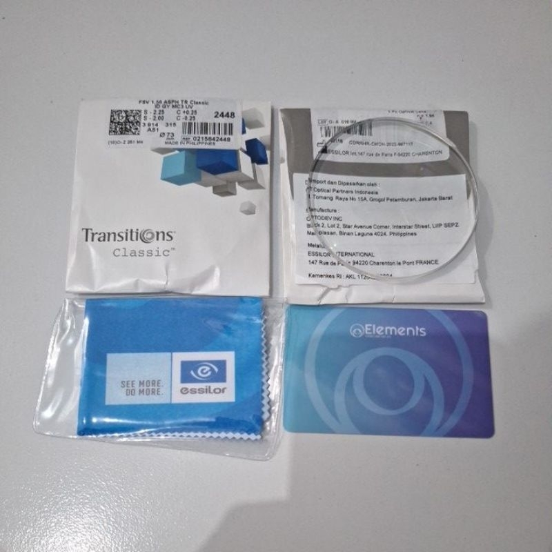 Jual LENSA ESSILOR TRANSITION CLASSIC FSV 1.56 ORIGINAL | LENSA ...
