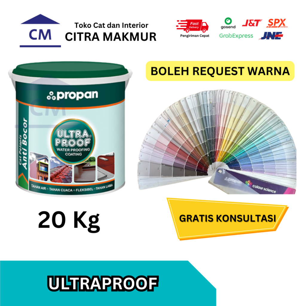Jual Propan ULTRAPROOF Cat Anti Bocor - 20 Kg ( Ready semua warna ...