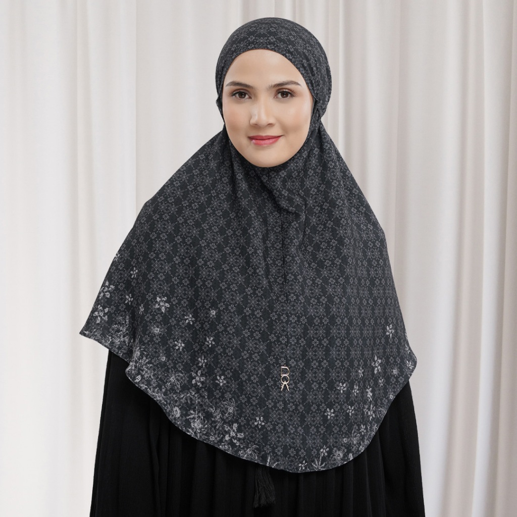 Jual DOA - Baiti Shilla Khimar Black - Jilbab | Shopee Indonesia