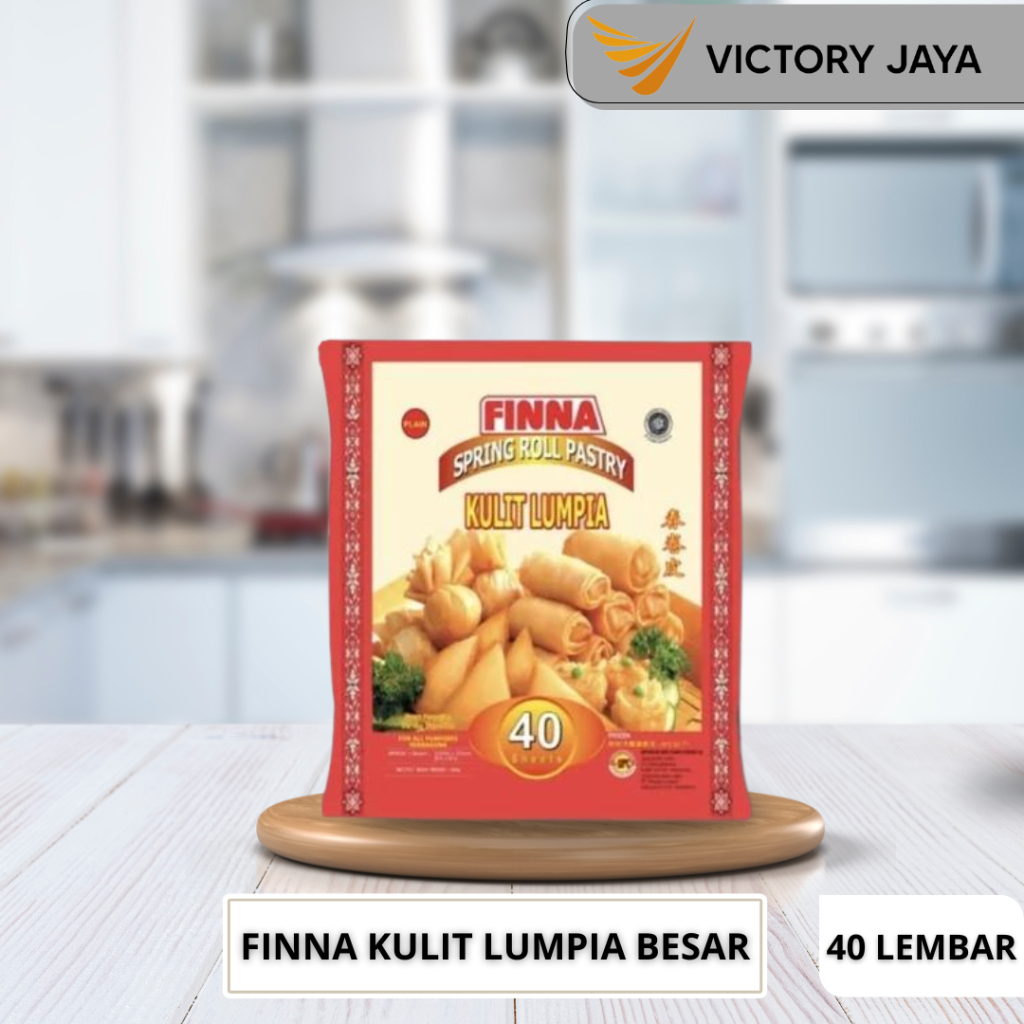 Jual Finna kulit lumpia besar isi 40 550 gram 215 x 215mm | Shopee ...