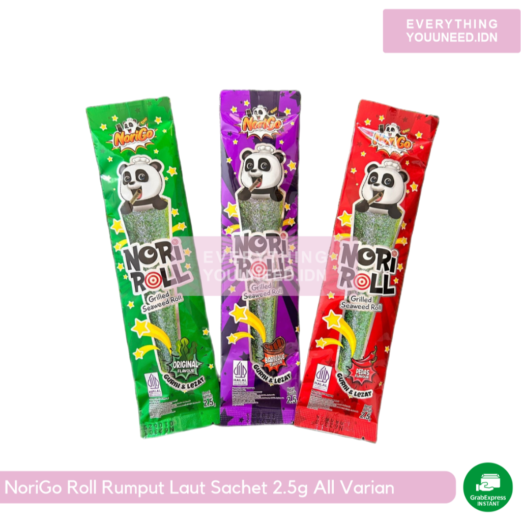 Jual Nori Go Roll Rumput Laut 2.5 gr All Varian | Shopee Indonesia