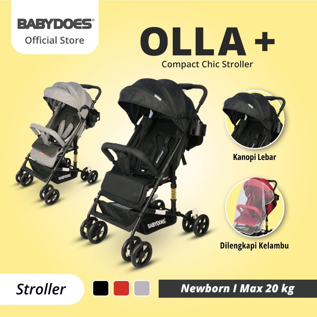 Jual BABYDOES STROLLER 3120 OLLA + | Shopee Indonesia