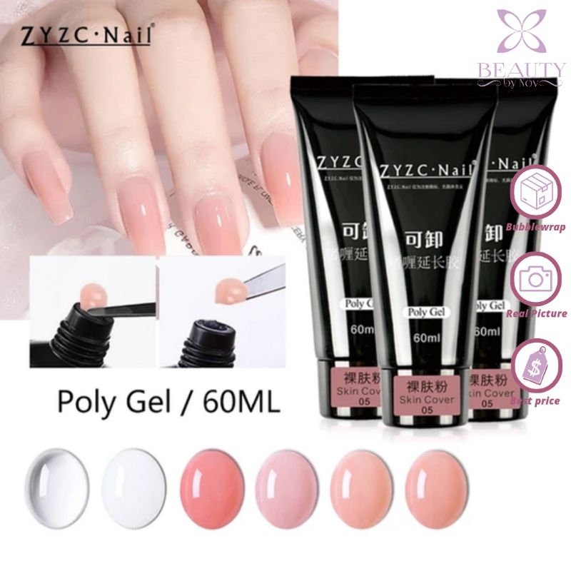 Jual ZYZC POLY GEL POLYGEL Nail Extension 60 ml | Shopee Indonesia