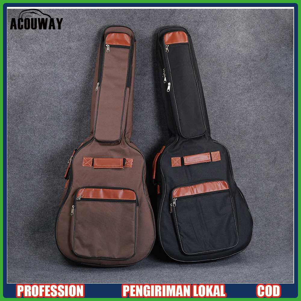 Jual COD 41 Inch Tas Gitar Akustik/Elektrik Cover Waterproof Soft Case ...