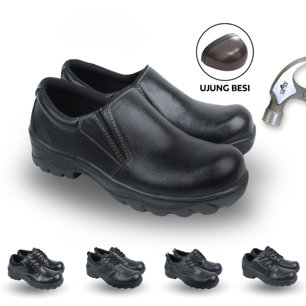 Jual Sepat Safety Slip On King Skn Ujung Besi Anti Slip Tidak Licin ...