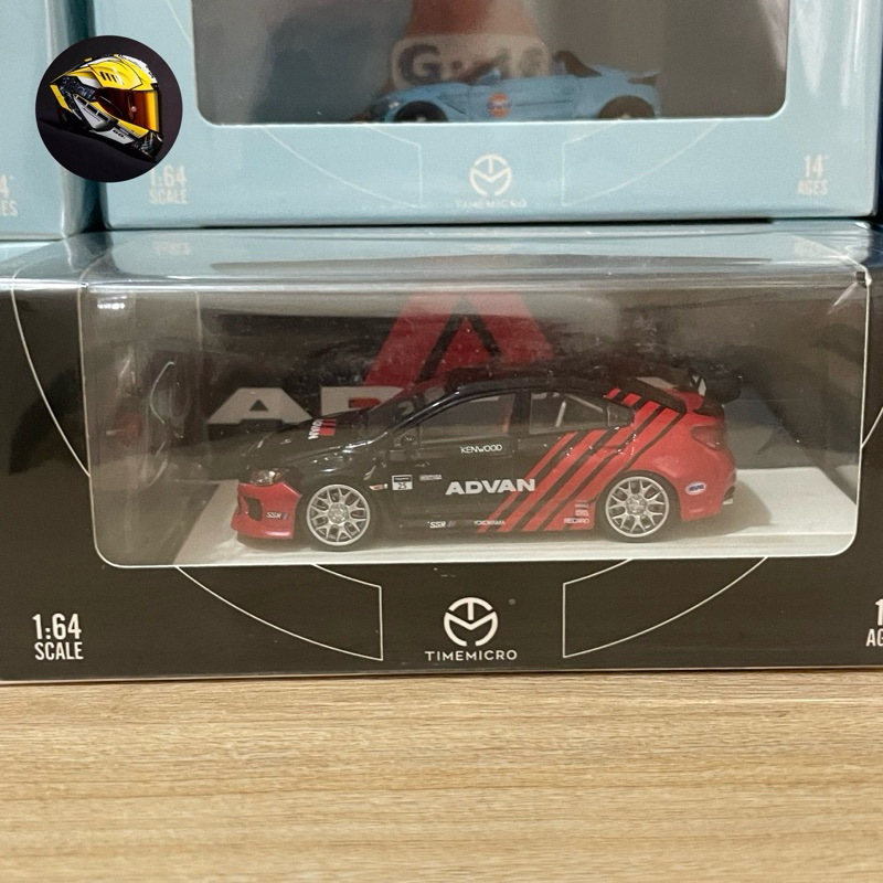 Jual time micro diecast mini scale wrx advan version with figure skala ...