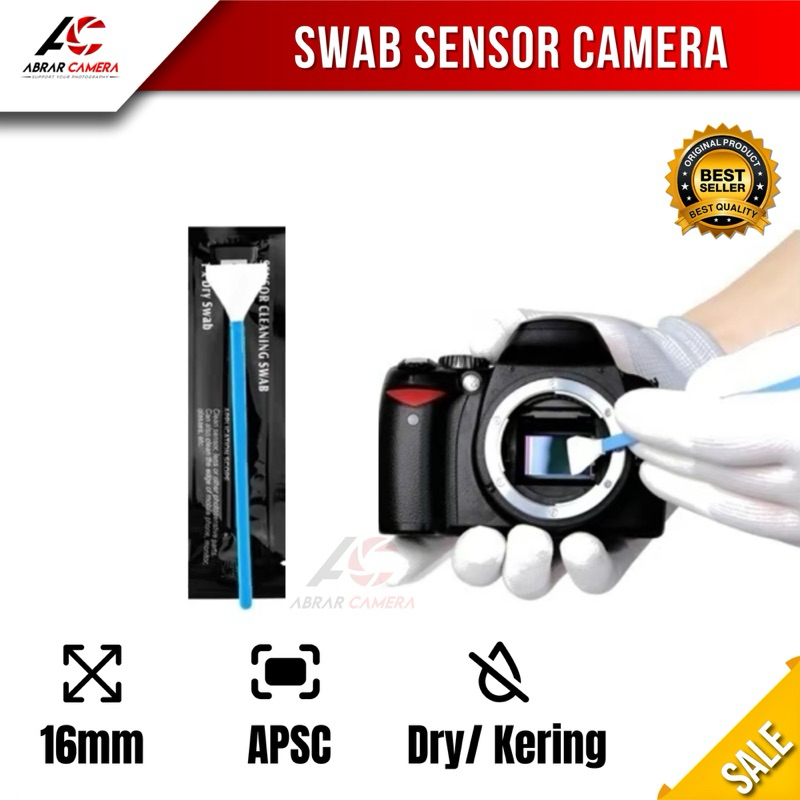 Jual Swab Sensor Camera APS-C 16mm CMOS Cleaning Swabs APSC Aps C Dry ...