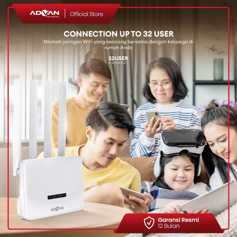 Jual ADVAN CPE V1 PRO Modem + WiFi + Router + 4G LTE Unlock All ...