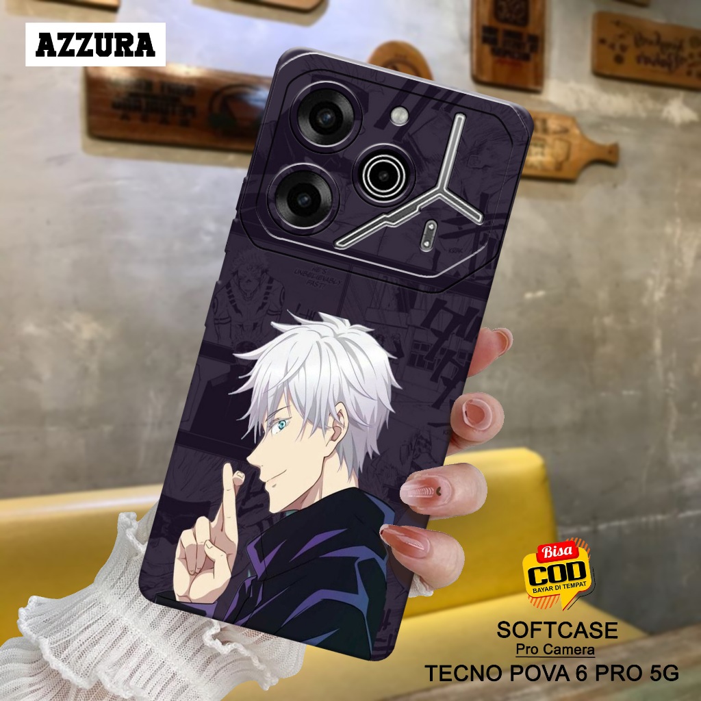 Jual AZZURA - Case Tecno Pova 6 Pro 5G 2024 Terbaru - Fashion Case ...