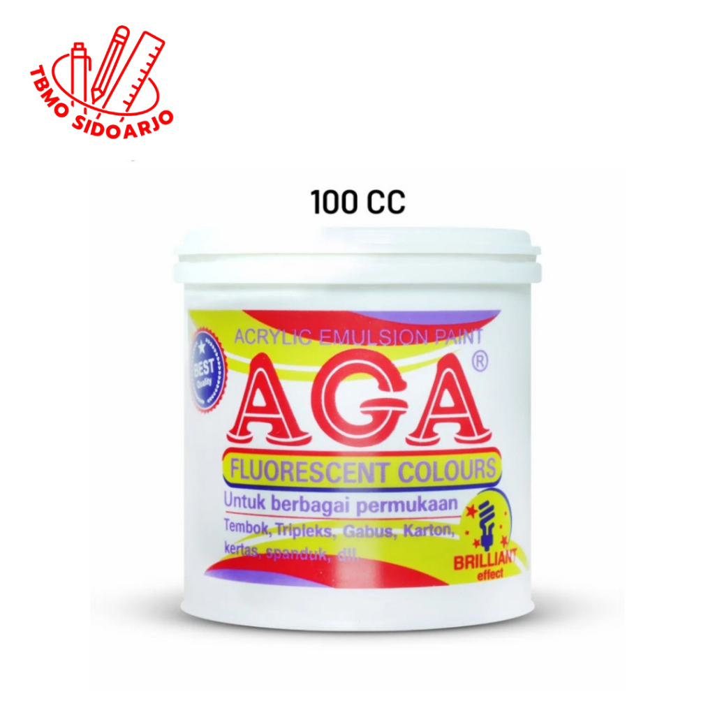 Jual TBMO Cat Aga / Cat Poster Fluorescent / Neon Colour 100cc | Shopee ...