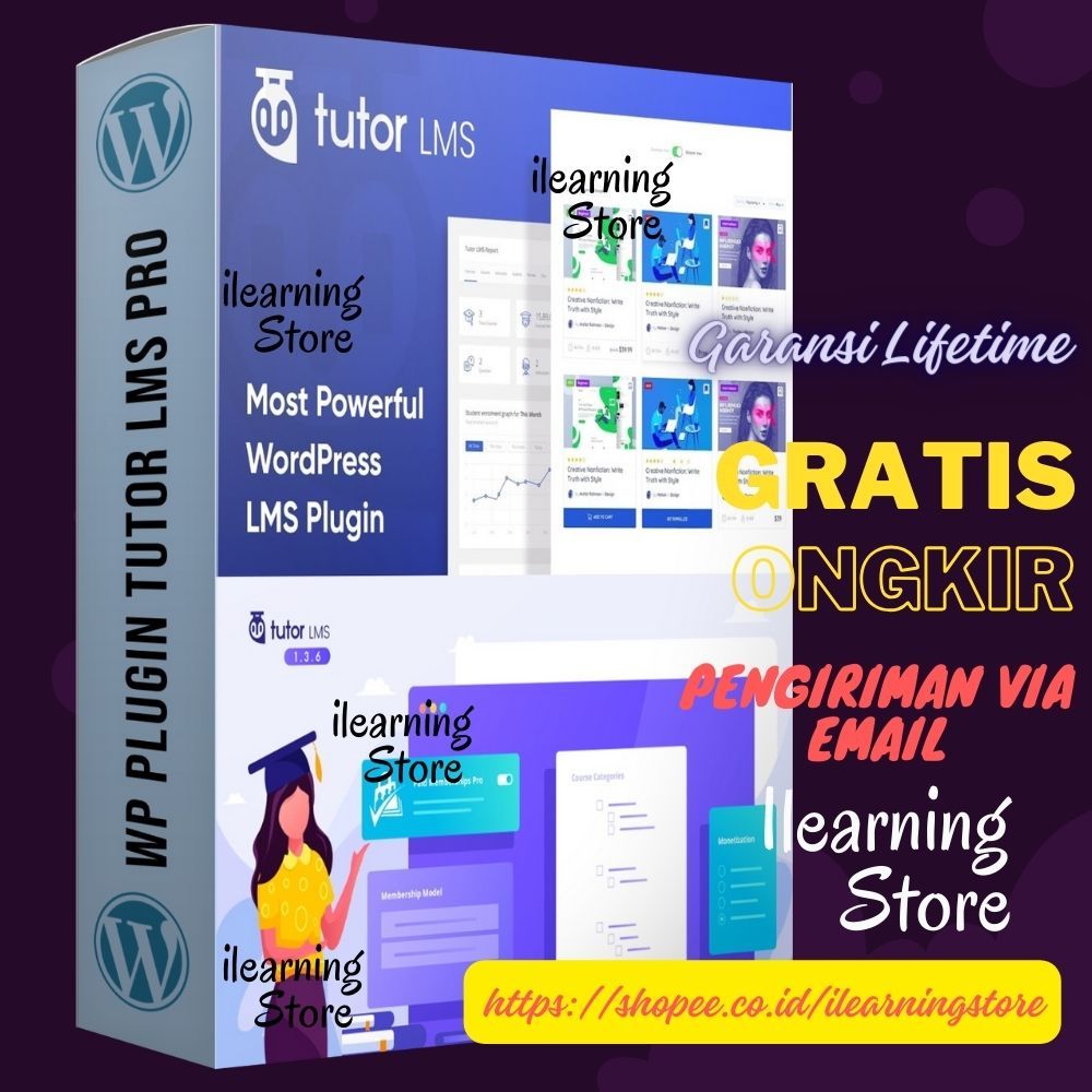 Jual [WP47] WordPress Plugin Pro Tutor LMS PRO (100% GPL dan Lifetime ACCESS) | Shopee Indonesia